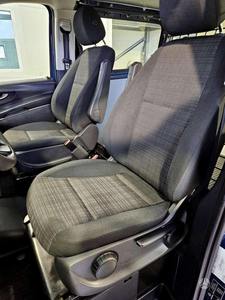 Blue Mercedes-Benz Vito 2016 in Marijampole, with an engine capacity of 2.14 L and mileage of 217 thousand km for 12990 €, photo 19 on AUTOMOTO.COM.LV