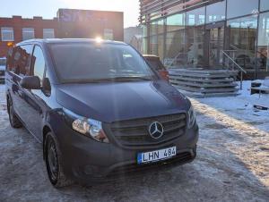 Blue Mercedes-Benz Vito 2019 in Vilnius, with an engine capacity of 2.14 L and mileage of 64 thousand km for 31880 €, photo 2 on AUTOMOTO.COM.LV