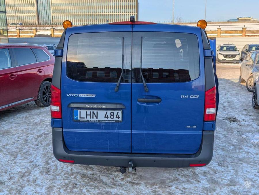 Blue Mercedes-Benz Vito 2019 in Vilnius, with an engine capacity of 2.14 L and mileage of 64 thousand km for 31880 €, photo 5 on AUTOMOTO.COM.LV