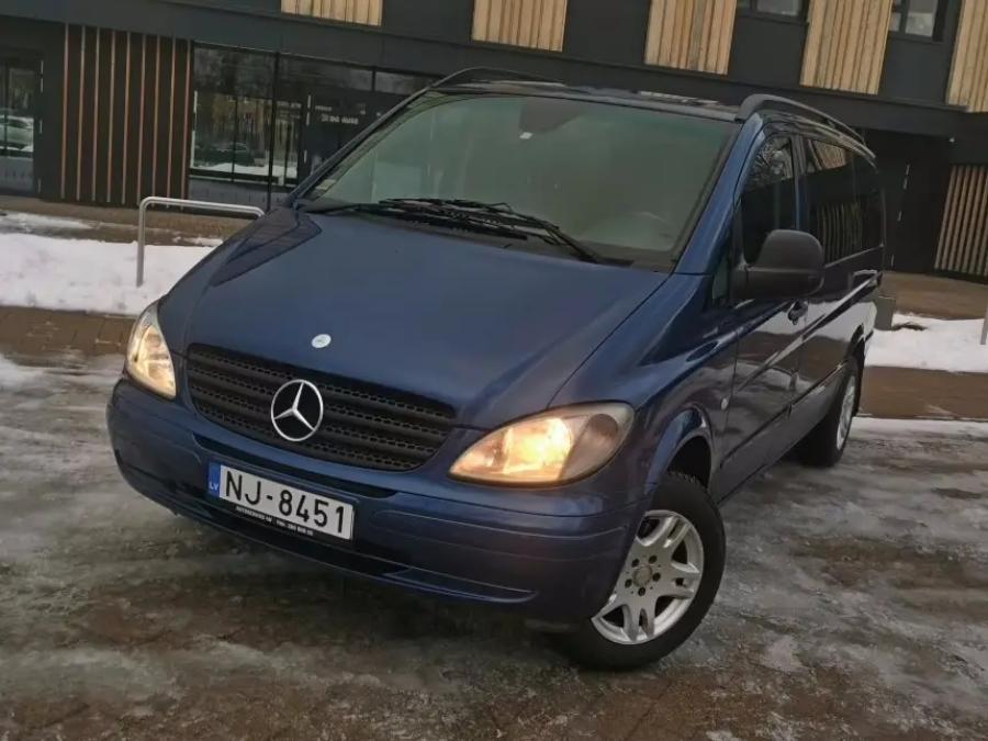 Синий Мерседес Вито 2005 в Рига, объемом двигателя 2.20 л и пробегом 395 тыс. км за 4590 €, фото 17 на AUTOMOTO.COM.LV