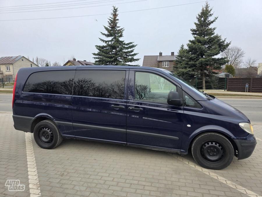 Blue Mercedes-Benz Vito 2006 in Kretinga, with an engine capacity of 3.00 L and mileage of 355 thousand km for 3400 €, photo 4 on AUTOMOTO.COM.LV