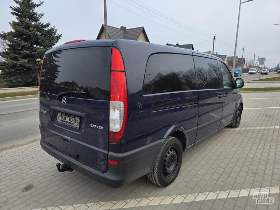 Blue Mercedes-Benz Vito 2006 in Kretinga, with an engine capacity of 3.00 L and mileage of 355 thousand km for 3400 €, photo 7 on AUTOMOTO.COM.LV