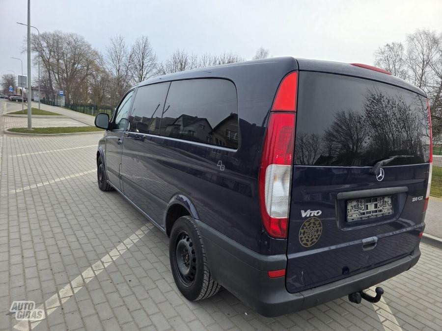 Blue Mercedes-Benz Vito 2006 in Kretinga, with an engine capacity of 3.00 L and mileage of 355 thousand km for 3400 €, photo 9 on AUTOMOTO.COM.LV