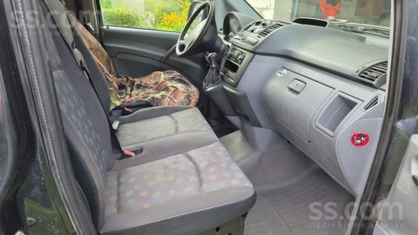 Blue Mercedes-Benz Vito 2006 in Jelgava, with an engine capacity of 2.20 L and mileage of 359 thousand km for 3999 €, photo 8 on AUTOMOTO.COM.LV