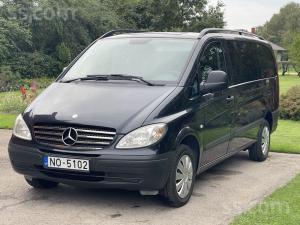 Mercedes-Benz Vito 2006 in Bauska on AUTOMOTO.COM.LV Blue Mercedes-Benz Vito 2006 in Bauska, with an engine capacity of 2.10 L and mileage of 266 thousand km for 6000 €, photo 1 on AUTOMOTO.COM.LV