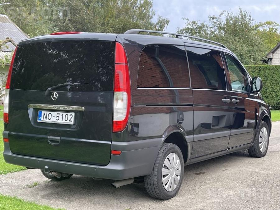 Blue Mercedes-Benz Vito 2006 in Bauska, with an engine capacity of 2.10 L and mileage of 266 thousand km for 6000 €, photo 4 on AUTOMOTO.COM.LV