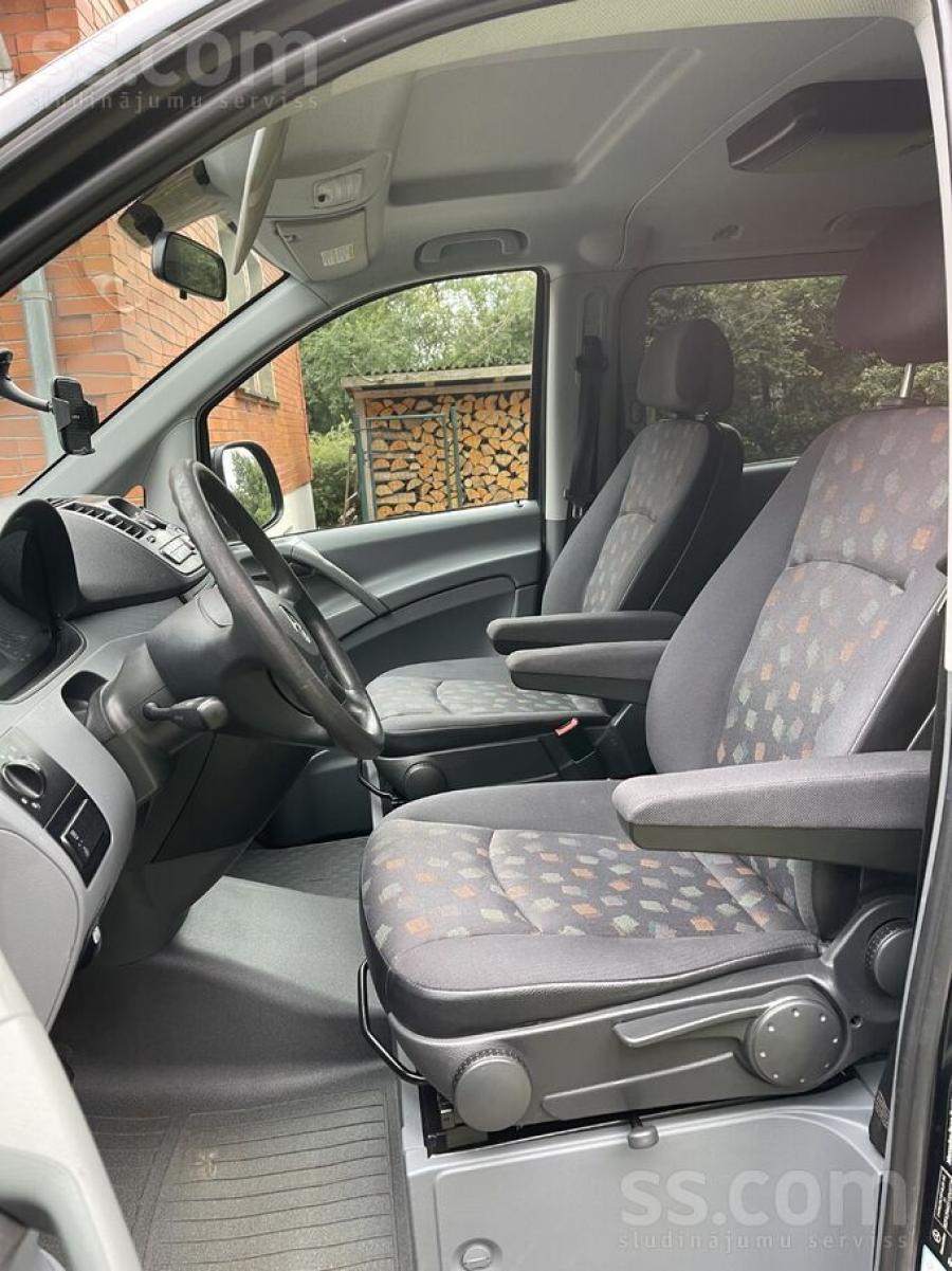 Blue Mercedes-Benz Vito 2006 in Bauska, with an engine capacity of 2.10 L and mileage of 266 thousand km for 6000 €, photo 7 on AUTOMOTO.COM.LV