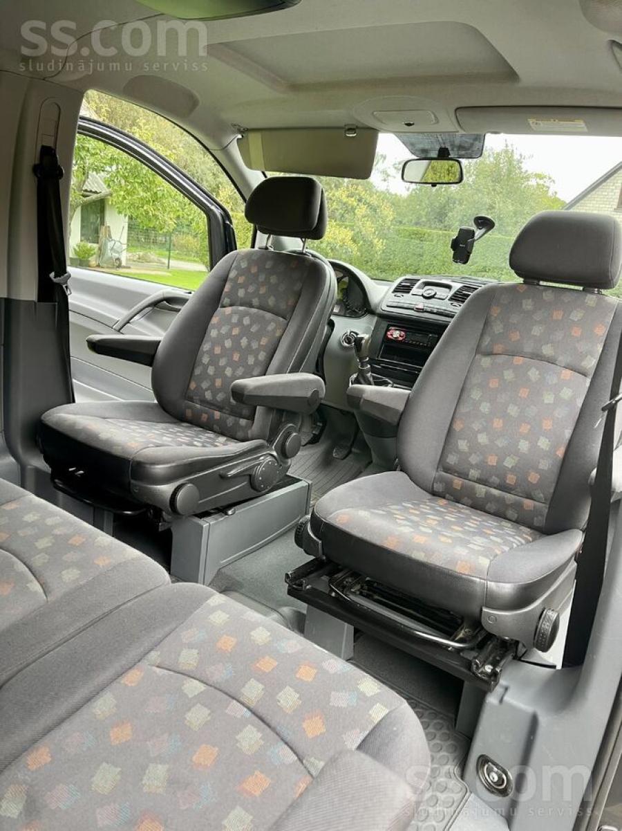 Blue Mercedes-Benz Vito 2006 in Bauska, with an engine capacity of 2.10 L and mileage of 266 thousand km for 6000 €, photo 19 on AUTOMOTO.COM.LV
