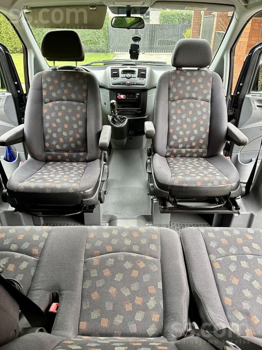 Blue Mercedes-Benz Vito 2006 in Bauska, with an engine capacity of 2.10 L and mileage of 266 thousand km for 6000 €, photo 20 on AUTOMOTO.COM.LV