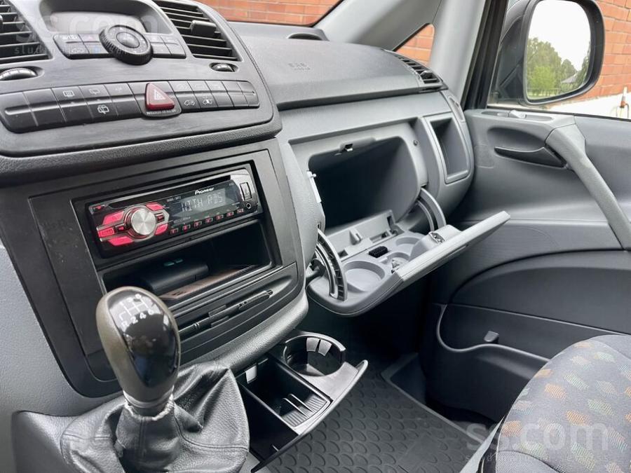 Blue Mercedes-Benz Vito 2006 in Bauska, with an engine capacity of 2.10 L and mileage of 266 thousand km for 6000 €, photo 21 on AUTOMOTO.COM.LV