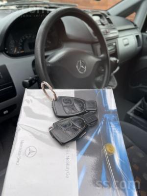 Blue Mercedes-Benz Vito 2006 in Bauska, with an engine capacity of 2.10 L and mileage of 266 thousand km for 6000 €, photo 23 on AUTOMOTO.COM.LV