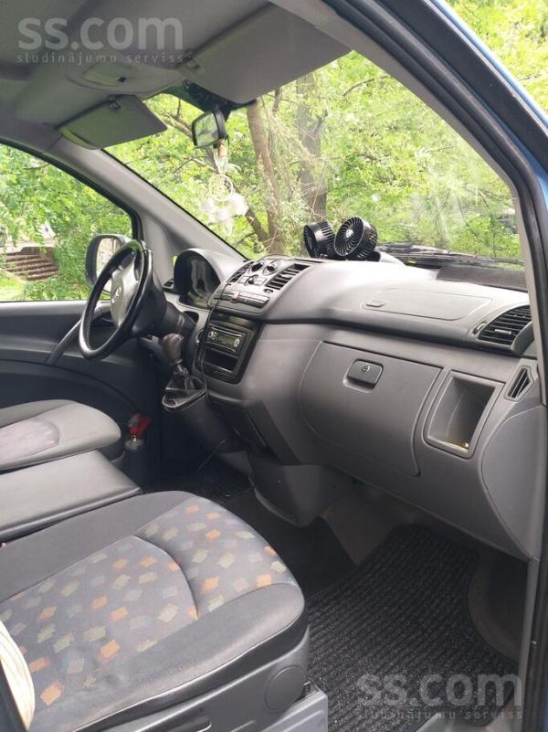 Zils Mercedes-Benz Vito 2007 Rīga, ar dzinēja tilpumu 2.10 L un nobraukumu 471 tūkst. km par 2900 €, foto 9 vietnē AUTOMOTO.COM.LV