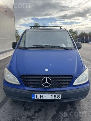 Blue Mercedes-Benz Vito 2009 in Jelgava, with an engine capacity of 2.10 L and mileage of 345 thousand km for 4400 €, photo 3 on AUTOMOTO.COM.LV