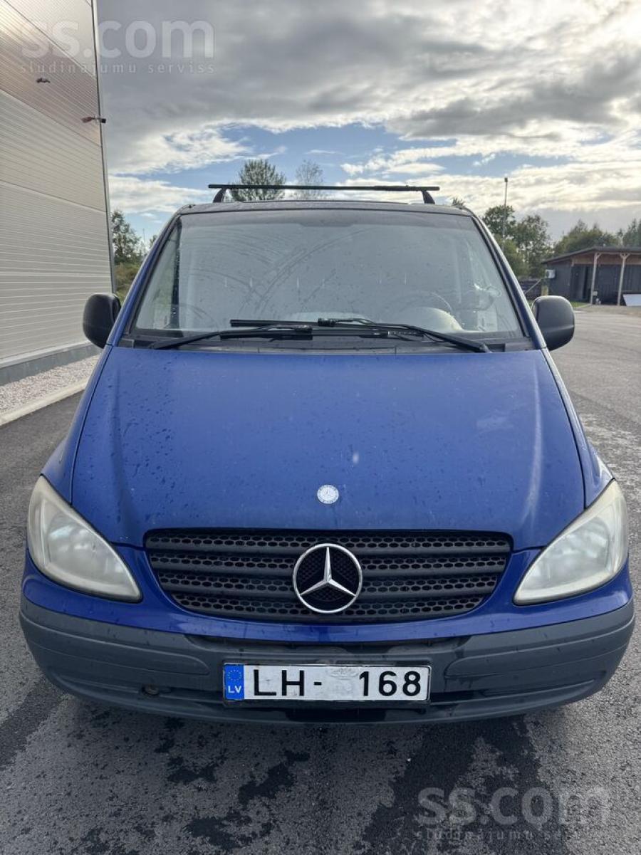Blue Mercedes-Benz Vito 2009 in Jelgava, with an engine capacity of 2.10 L and mileage of 345 thousand km for 4400 €, photo 3 on AUTOMOTO.COM.LV