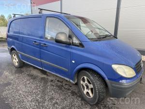 Blue Mercedes-Benz Vito 2009 in Jelgava, with an engine capacity of 2.10 L and mileage of 345 thousand km for 4400 €, photo 4 on AUTOMOTO.COM.LV