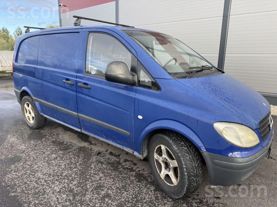 Blue Mercedes-Benz Vito 2009 in Jelgava, with an engine capacity of 2.10 L and mileage of 345 thousand km for 4400 €, photo 4 on AUTOMOTO.COM.LV