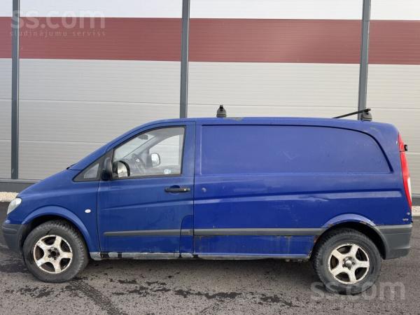 Blue Mercedes-Benz Vito 2009 in Jelgava, with an engine capacity of 2.10 L and mileage of 345 thousand km for 4400 €, photo 8 on AUTOMOTO.COM.LV