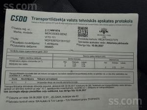 Синий Мерседес Вито 2009 в Елгава, объемом двигателя 2.20 л и пробегом 390 тыс. км за 4500 €, фото 12 на AUTOMOTO.COM.LV