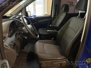 Blue Mercedes-Benz Vito 2013 in Valmiera, with an engine capacity of 2.10 L and mileage of 215 thousand km for 7750 €, photo 20 on AUTOMOTO.COM.LV