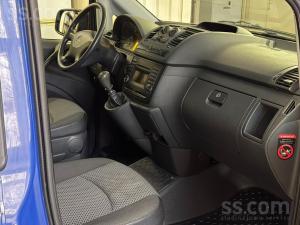 Blue Mercedes-Benz Vito 2013 in Valmiera, with an engine capacity of 2.10 L and mileage of 215 thousand km for 7750 €, photo 21 on AUTOMOTO.COM.LV
