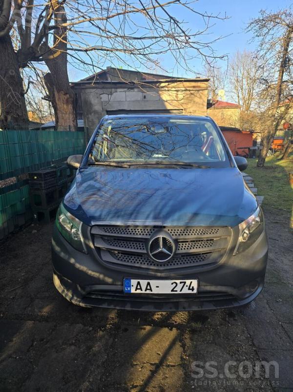 Zils Mercedes-Benz Vito 2016 Rīga, ar dzinēja tilpumu 1.60 L un nobraukumu 309 tūkst. km par 17000 €, foto 1 vietnē AUTOMOTO.COM.LV