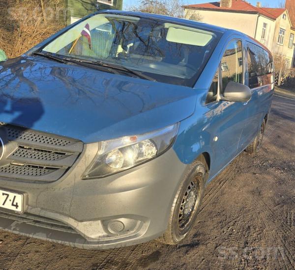 Zils Mercedes-Benz Vito 2016 Rīga, ar dzinēja tilpumu 2.10 L un nobraukumu 311 tūkst. km par 12000 €, foto 8 vietnē AUTOMOTO.COM.LV