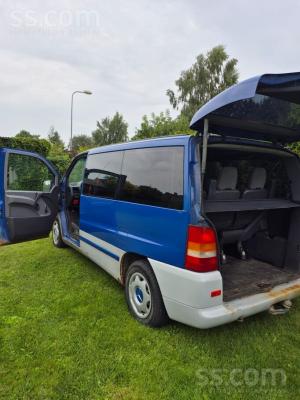 Blue Mercedes-Benz Vito 2003 in Kuldiga, with an engine capacity of 2.20 L and mileage of 263 thousand km for 2000 €, photo 3 on AUTOMOTO.COM.LV
