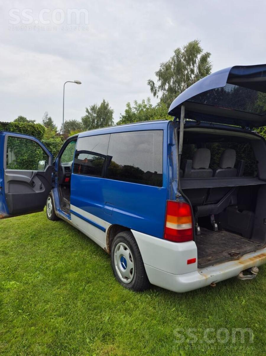 Blue Mercedes-Benz Vito 2003 in Kuldiga, with an engine capacity of 2.20 L and mileage of 263 thousand km for 2000 €, photo 3 on AUTOMOTO.COM.LV