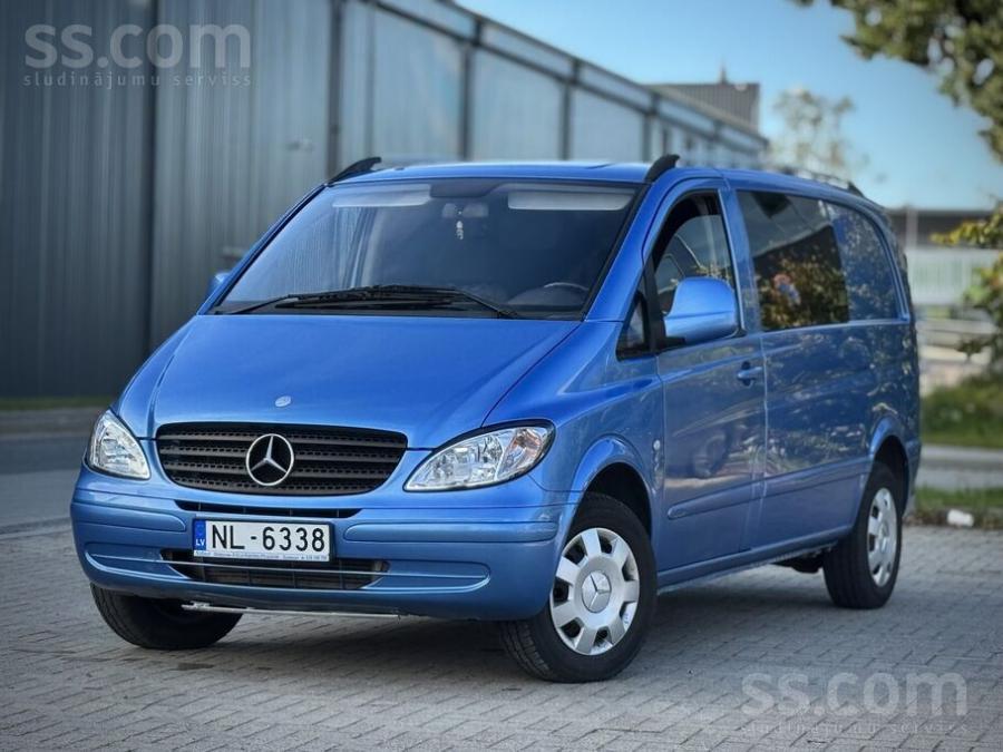 Blue Mercedes-Benz Vito 2007 in Riga, with an engine capacity of 2.20 L and mileage of 471 thousand km for 4000 €, photo 1 on AUTOMOTO.COM.LV