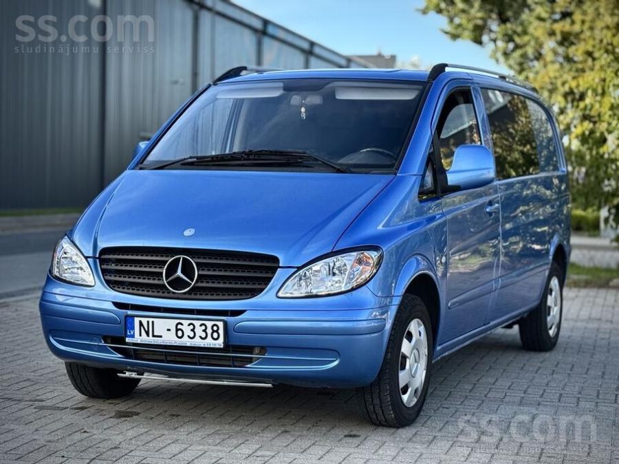 Blue Mercedes-Benz Vito 2007 in Riga, with an engine capacity of 2.20 L and mileage of 471 thousand km for 4000 €, photo 3 on AUTOMOTO.COM.LV