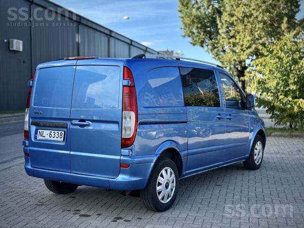 Blue Mercedes-Benz Vito 2007 in Riga, with an engine capacity of 2.20 L and mileage of 471 thousand km for 4000 €, photo 6 on AUTOMOTO.COM.LV