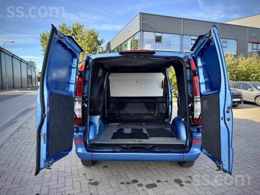 Blue Mercedes-Benz Vito 2007 in Riga, with an engine capacity of 2.20 L and mileage of 471 thousand km for 4000 €, photo 11 on AUTOMOTO.COM.LV