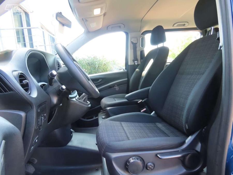 Blue Mercedes-Benz Vito 2019 in Kaunas, with an engine capacity of 2.10 L and mileage of 50 thousand km for 29973 €, photo 13 on AUTOMOTO.COM.LV