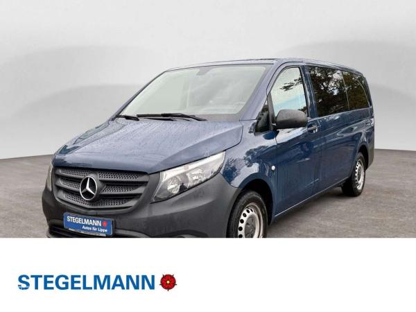 Blue Mercedes-Benz Vito 2019 in Kaunas, with an engine capacity of 2.00 L and mileage of 80 thousand km for 28261 €, photo 1 on AUTOMOTO.COM.LV