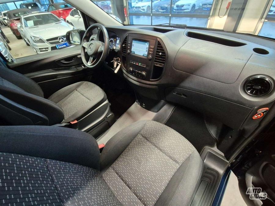 Blue Mercedes-Benz Vito 2021 in Kaunas, with an engine capacity of 2.00 L and mileage of 44 thousand km for 32649 €, photo 11 on AUTOMOTO.COM.LV