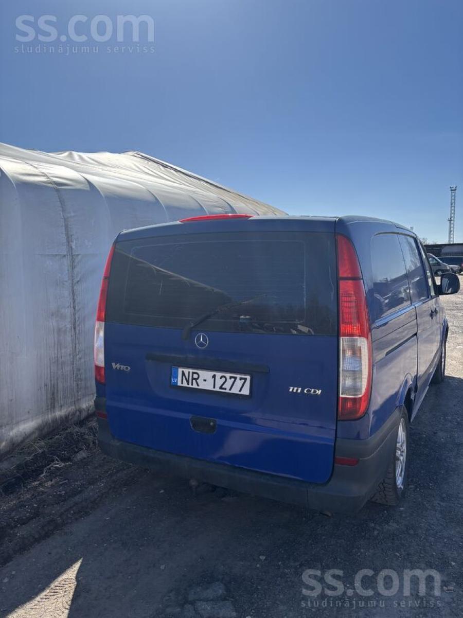 Zils Mercedes-Benz Vito 2006 Rīga, ar dzinēja tilpumu 2.20 L un nobraukumu 302 tūkst. km par 2500 €, foto 4 vietnē AUTOMOTO.COM.LV