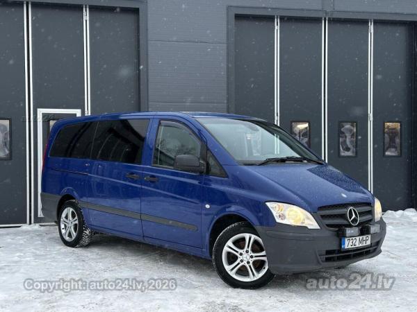 Blue Mercedes-Benz Vito 2011 in Valga, with an engine capacity of 2.10 L and mileage of 383 thousand km for 6990 €, photo 5 on AUTOMOTO.COM.LV