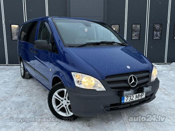 Blue Mercedes-Benz Vito 2011 in Valga, with an engine capacity of 2.10 L and mileage of 383 thousand km for 6990 €, photo 6 on AUTOMOTO.COM.LV