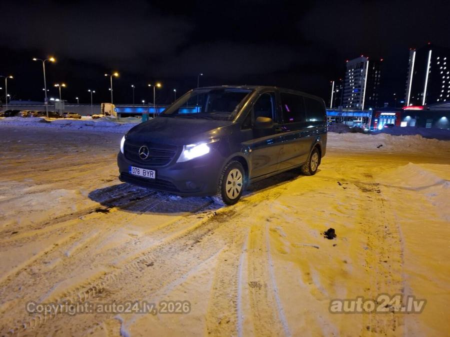 Blue Mercedes-Benz Vito 2018 in Tallinn, with an engine capacity of 2.10 L and mileage of 137 thousand km for 22300 €, photo 3 on AUTOMOTO.COM.LV