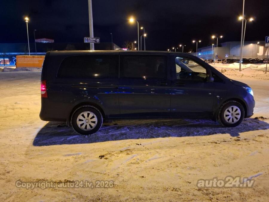 Blue Mercedes-Benz Vito 2018 in Tallinn, with an engine capacity of 2.10 L and mileage of 137 thousand km for 22300 €, photo 7 on AUTOMOTO.COM.LV