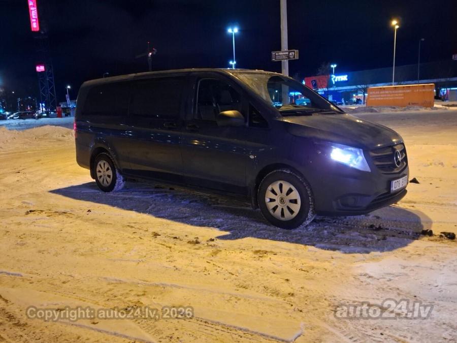 Blue Mercedes-Benz Vito 2018 in Tallinn, with an engine capacity of 2.10 L and mileage of 137 thousand km for 22300 €, photo 8 on AUTOMOTO.COM.LV