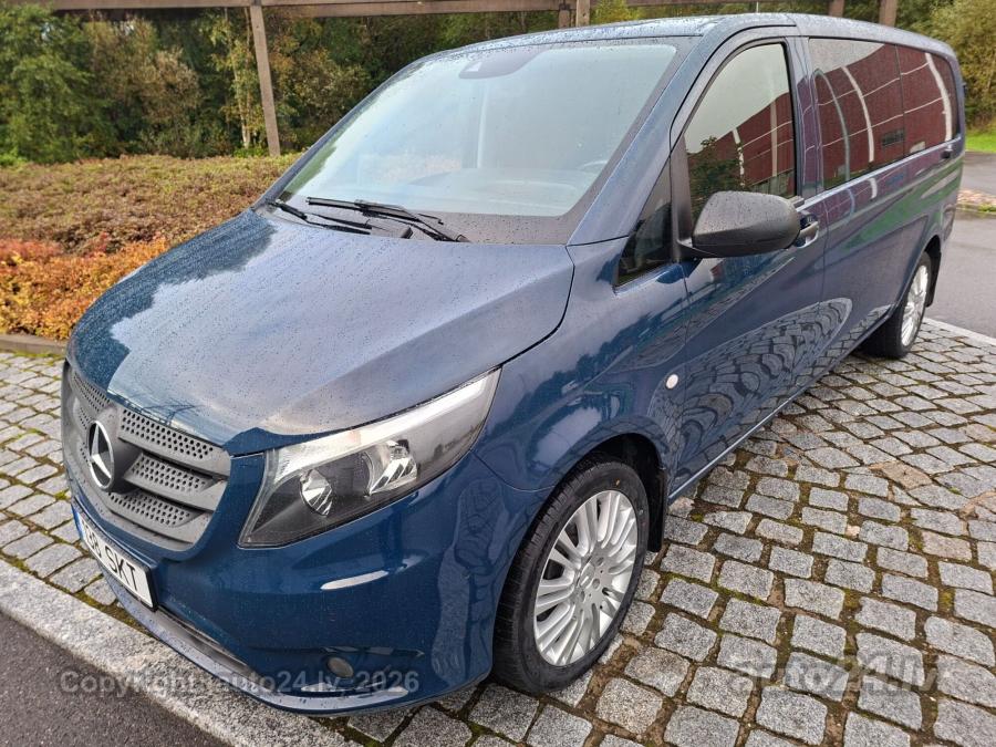 Blue Mercedes-Benz Vito 2021 in Parnu, with an engine capacity of 2.00 L and mileage of 126 thousand km for 36000 €, photo 3 on AUTOMOTO.COM.LV