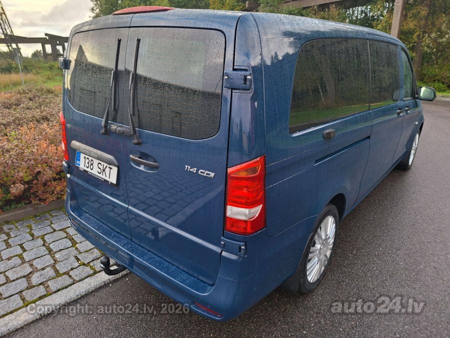 Blue Mercedes-Benz Vito 2021 in Parnu, with an engine capacity of 2.00 L and mileage of 126 thousand km for 36000 €, photo 5 on AUTOMOTO.COM.LV