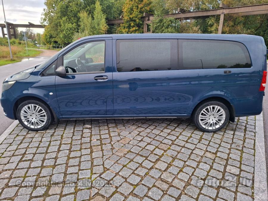 Blue Mercedes-Benz Vito 2021 in Parnu, with an engine capacity of 2.00 L and mileage of 126 thousand km for 36000 €, photo 6 on AUTOMOTO.COM.LV