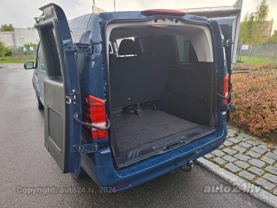 Blue Mercedes-Benz Vito 2021 in Parnu, with an engine capacity of 2.00 L and mileage of 126 thousand km for 36000 €, photo 8 on AUTOMOTO.COM.LV