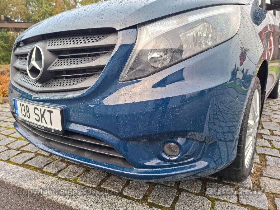 Blue Mercedes-Benz Vito 2021 in Parnu, with an engine capacity of 2.00 L and mileage of 126 thousand km for 36000 €, photo 10 on AUTOMOTO.COM.LV