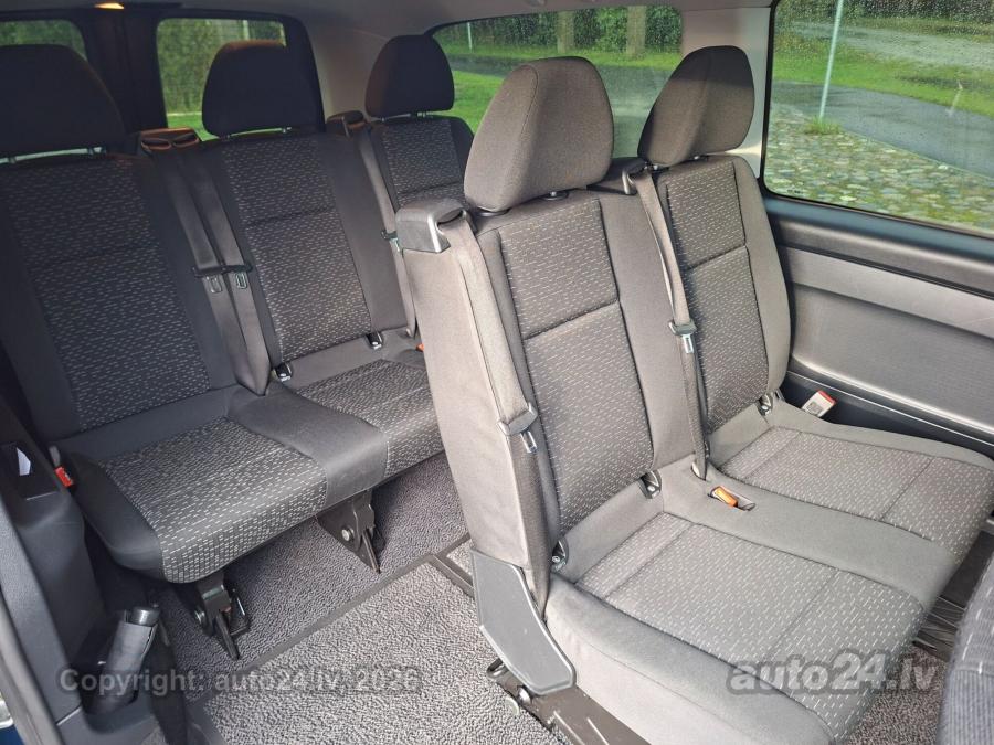 Blue Mercedes-Benz Vito 2021 in Parnu, with an engine capacity of 2.00 L and mileage of 126 thousand km for 36000 €, photo 12 on AUTOMOTO.COM.LV