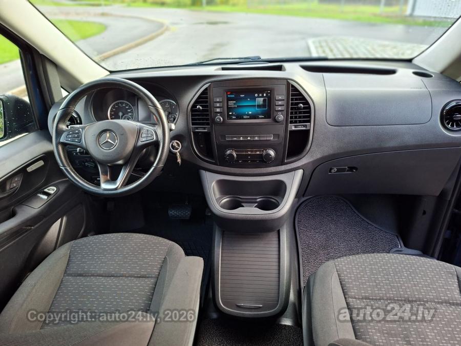 Blue Mercedes-Benz Vito 2021 in Parnu, with an engine capacity of 2.00 L and mileage of 126 thousand km for 36000 €, photo 14 on AUTOMOTO.COM.LV