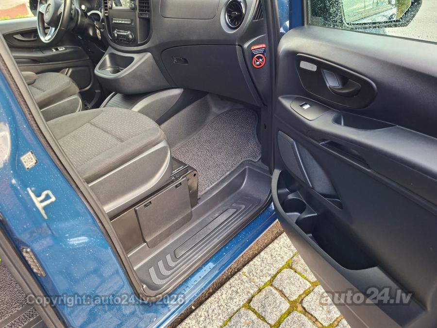 Blue Mercedes-Benz Vito 2021 in Parnu, with an engine capacity of 2.00 L and mileage of 126 thousand km for 36000 €, photo 23 on AUTOMOTO.COM.LV