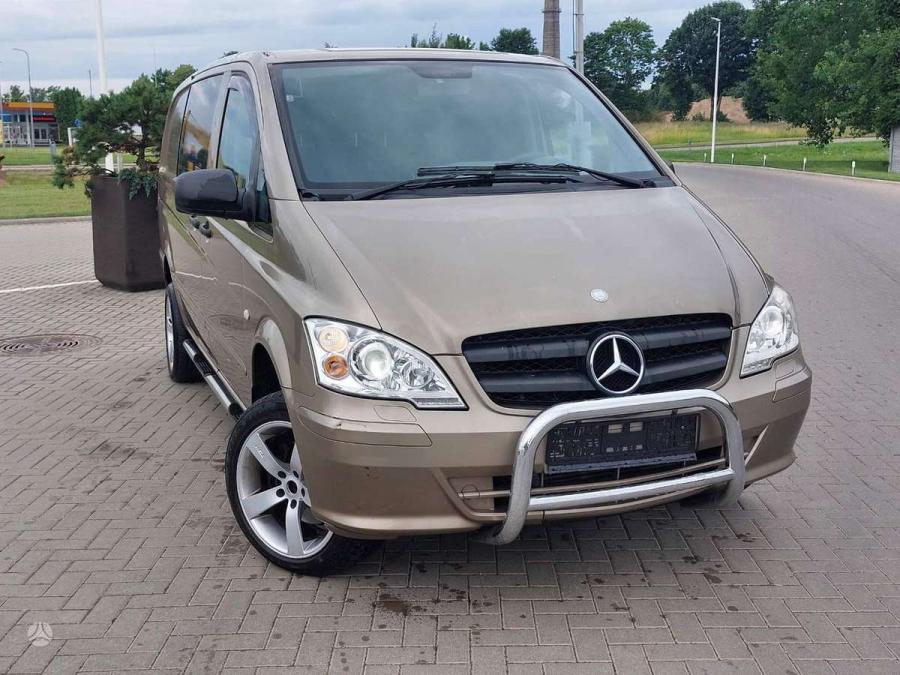 Brūns Mercedes-Benz Vito 2012 Tauragė, ar dzinēja tilpumu 2.14 L un nobraukumu 293 tūkst. km par 5300 €, foto 1 vietnē AUTOMOTO.COM.LV
